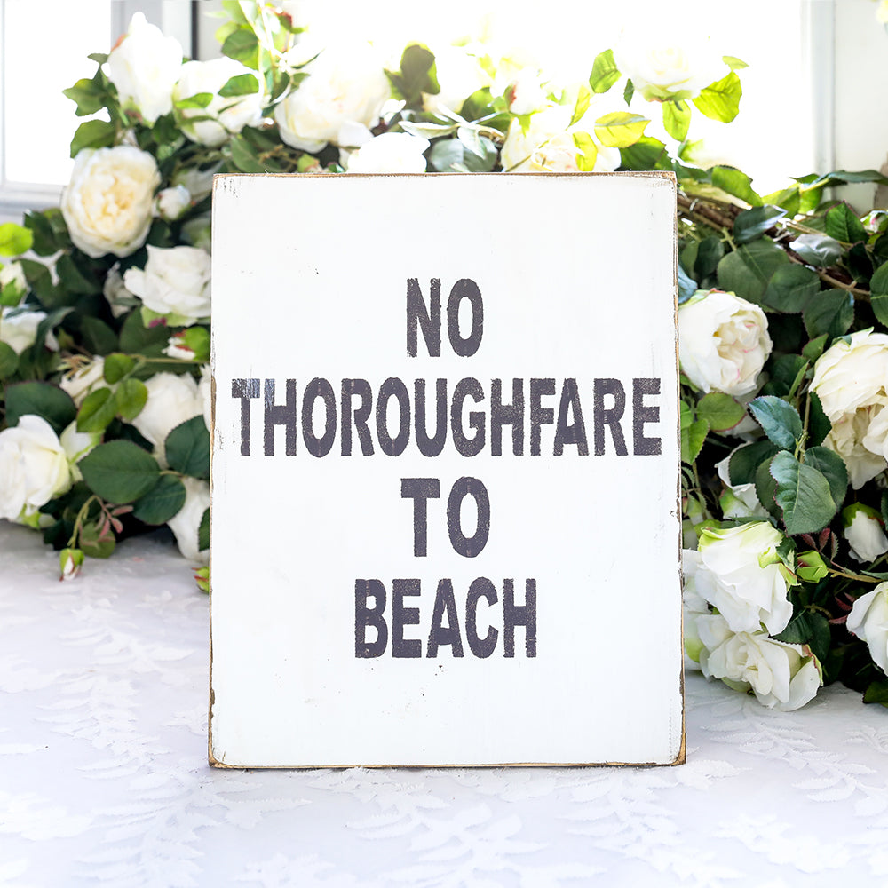 No Thoroughfare To Beach – Topiaire Flower Shop Southampton